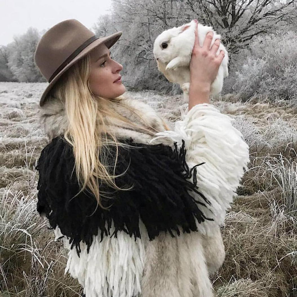 Two Tone Plush Shag Jackets – Andi Bagus